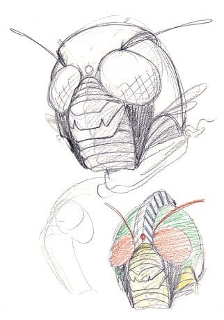 Os designs conceituais de 'Kamen Rider' na Era Showa (1971-1975 ...