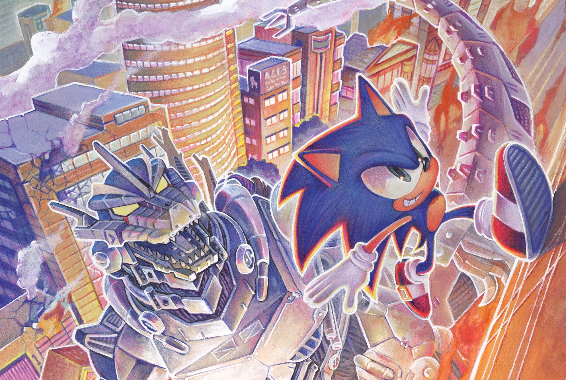 'Sonic the Hedgehog X Godzilla' une dois ícones em minissérie da IDW ...