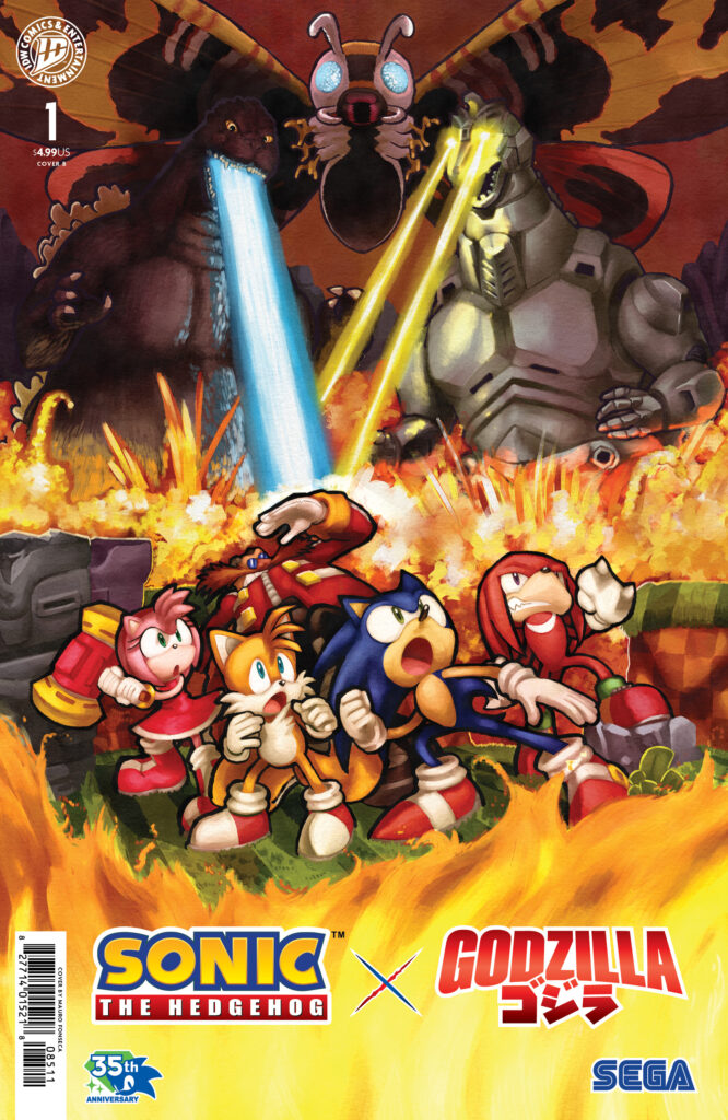 'Sonic the Hedgehog X Godzilla' une dois ícones em minissérie da IDW ...