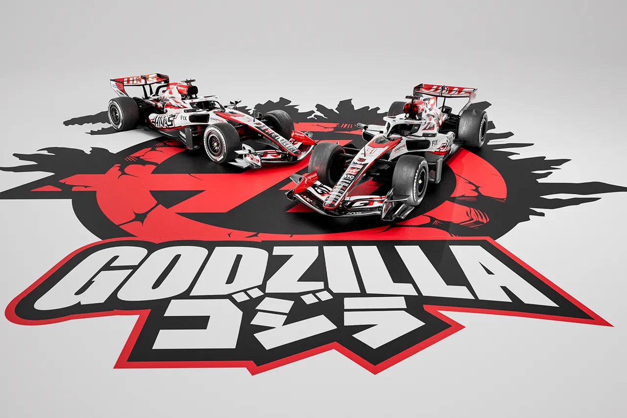 Toho e Haas F1 levam 'Godzilla' para a Fórmula 1 - Tokusatsu.com.br
